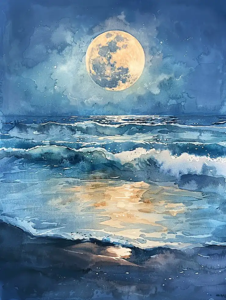 Lunar Wonders Painting | Art Of Paint By Numbers
