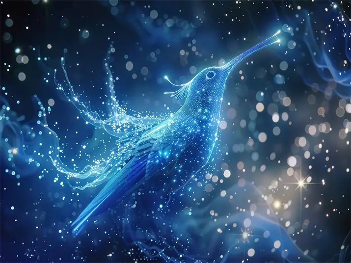 Sparkling Bird Painting | Art Of Paint By Numbers