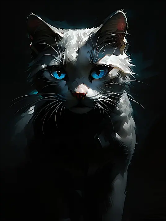 Fur And Fluff Painting | Art Of Paint By Numbers