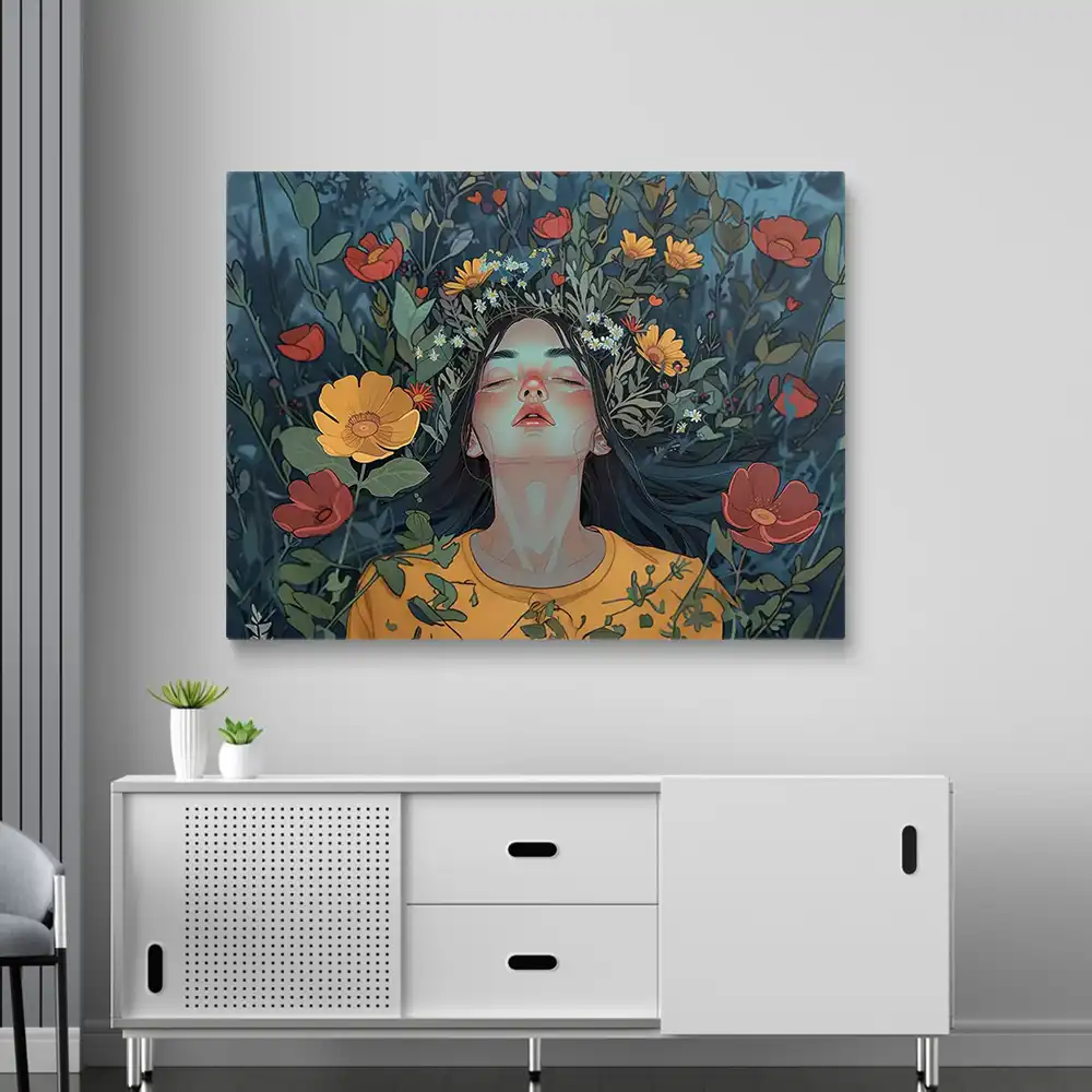 In The Grip Of Worry Painting | Art Of Paint By Numbers