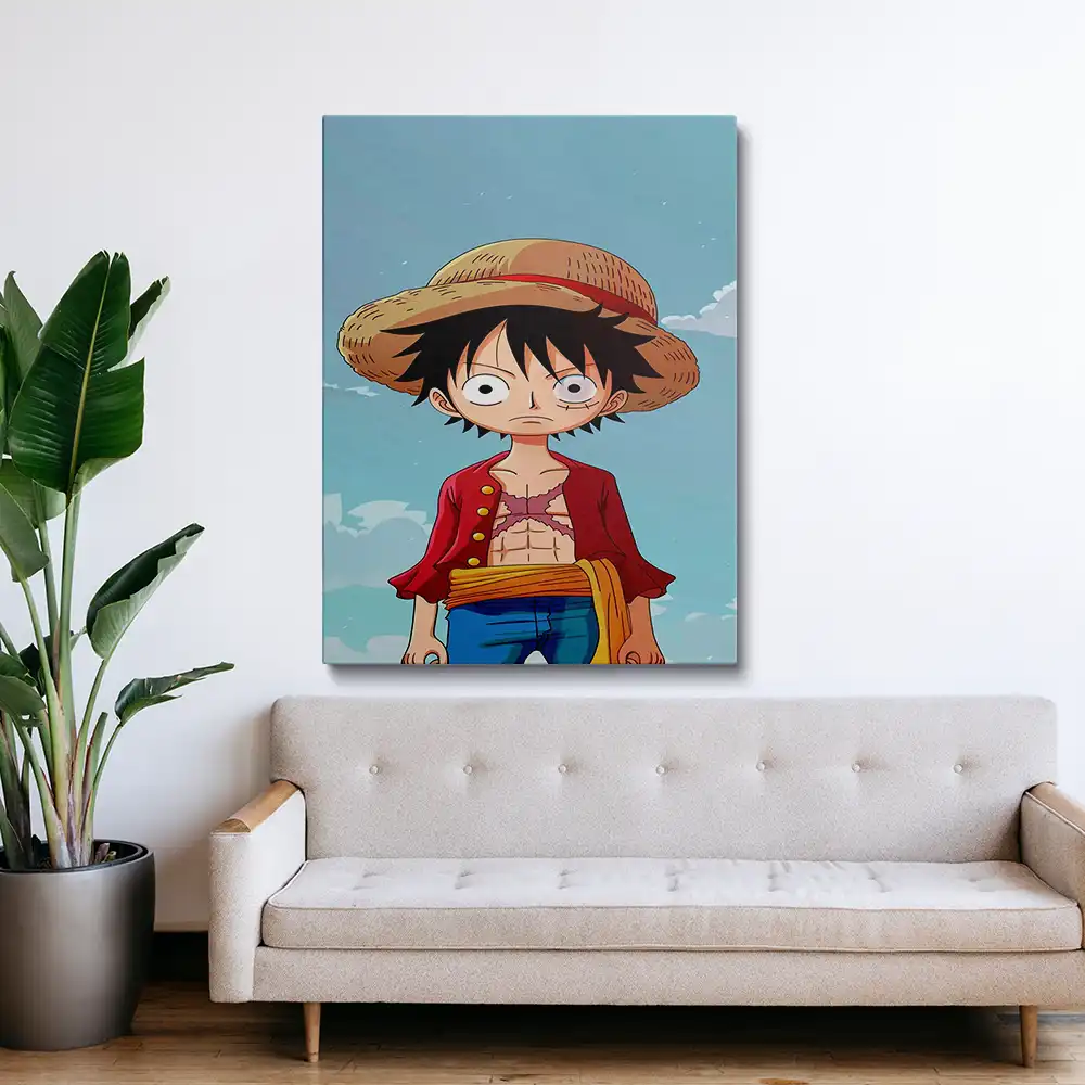 Monkey D. Luffy Painting | Art Of Paint By Numbers