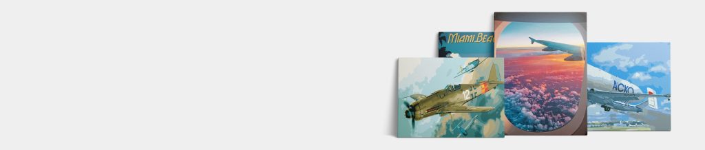 Aeroplane Paint By Numbers | Art Of Paint By Numbers