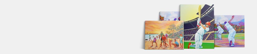 Cricket Painting | Art Of Paint By Numbers