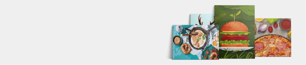 Fast Food Painting | Art Of Paint By Numbers