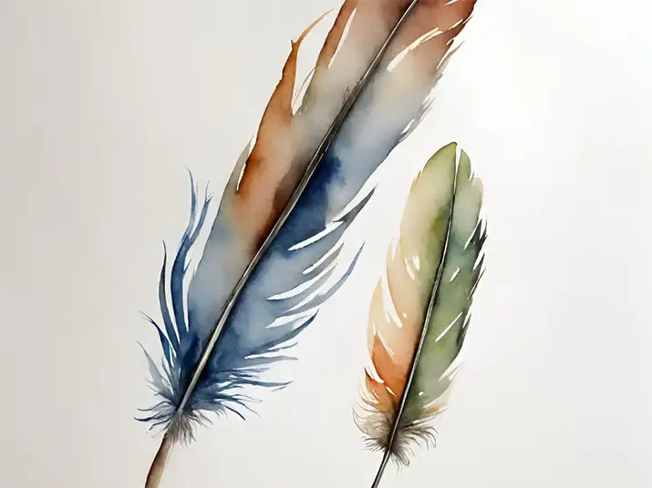 Feather Dust Painting Painting | Art Of Paint By Numbers